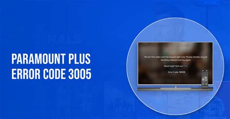 How To Fix Paramount Plus Error Code 3005 Techlatest