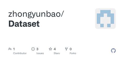 Github Zhongyunbao Dataset