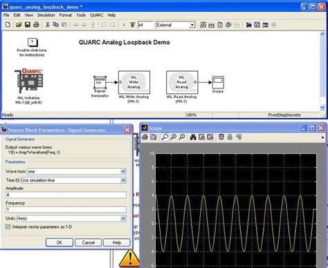 Analog Loopback Test On Q8 Usb Quanser