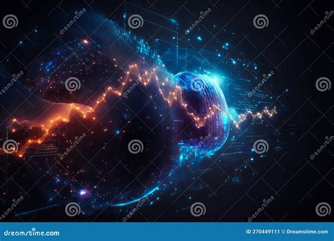 Abstract Artificial Intelligence Business Analysis Chart Generative Ai Stock Illustration