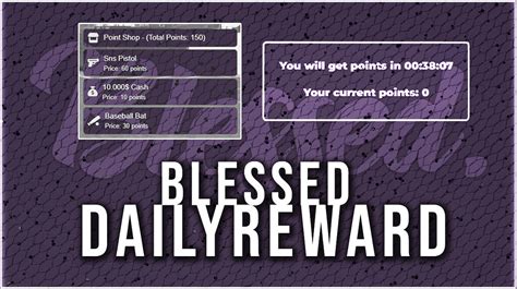 Qbcore Paid Blessed Daily Reward System Fivem Releases Cfxre Community