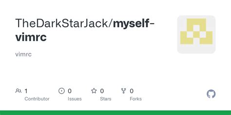 Github Thedarkstarjackmyself Vimrc Vimrc