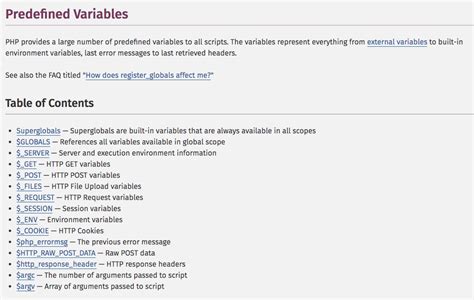 in php 7 0 predefined variables such as request method cannot be