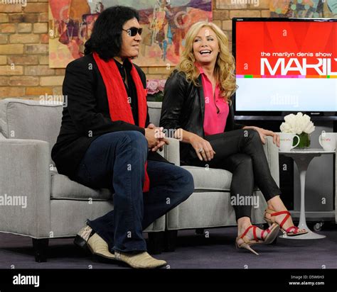 Gene Simmons And Shann Tweed Appear On The Marilyn Denis Show Promoting