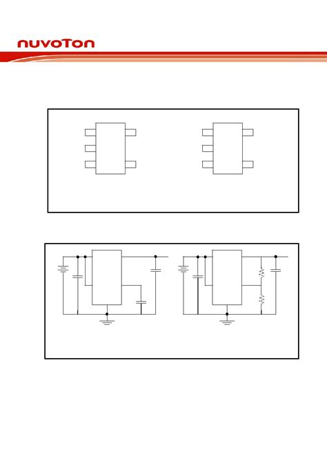 NCT3703U Datasheet 8 23 Pages NUVOTON 300mA Linear Regulator