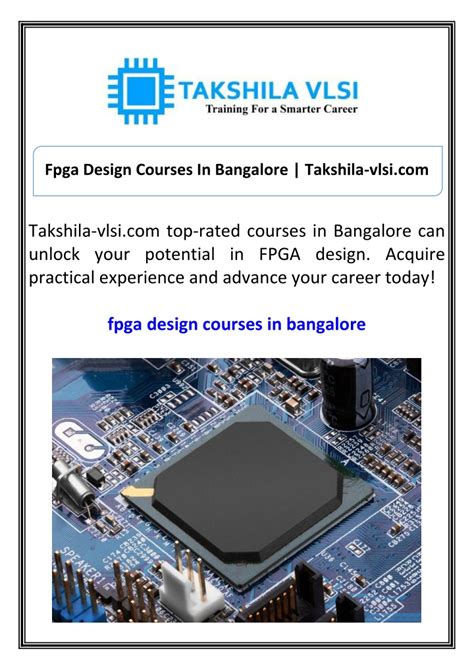 PPT Fpga Design Courses In Bangalore Takshila Vlsi PowerPoint