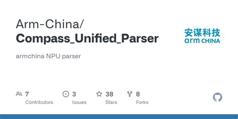 Github Arm Chinacompassunifiedparser Armchina Npu Parser