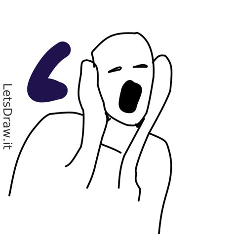How To Draw Scream Ibzk8q98y Png LetsDrawIt