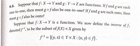 Solved 66 Suppose That Fx— Yand G Y Z Are Functions If