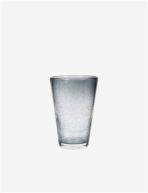 Broste Copenhagen Tall Glass Bubble Drinking Glasses And Tumblers
