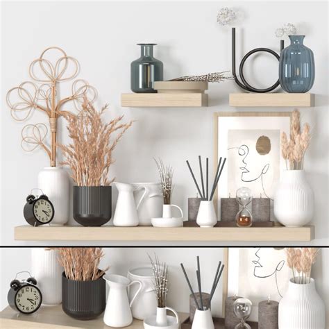 Ikea Decorative Set 02 325954 3d Model Download 3d Model Ikea