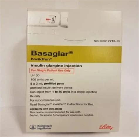 Basaglar Kwikpen Insulin Glargine Injection 100u Ml 3 Ml At Best Price In Ambala