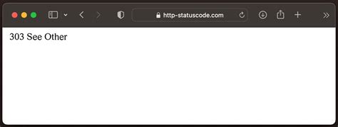 303 See Other 状态代码