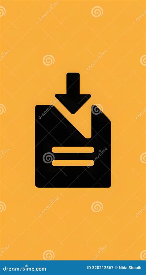Black Document Icon On Yellow Background With Csv And Arrow Symbol Representing File Transfer