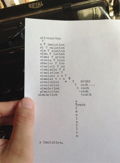 Totallyyourtype Poem A Visual Poem