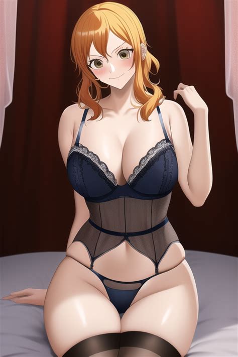 Rule 34 1girls Ai Generated Anime Lingerie Arm Up Big Breasts Blue