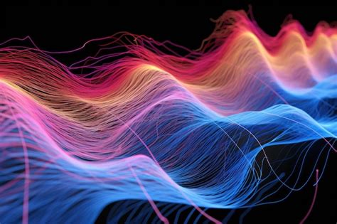 Premium Ai Image Abstract Brain Waves Visualization For Neuromodulation