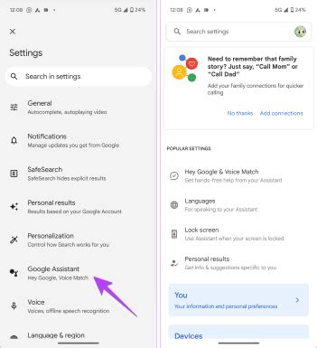 How To Open Google Assistant Settings