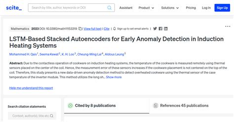 Lstm Based Stacked Autoencoders For Early Anomaly Detection In