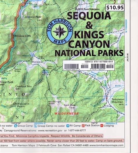 Giant Sequoia National Monument Trail Map