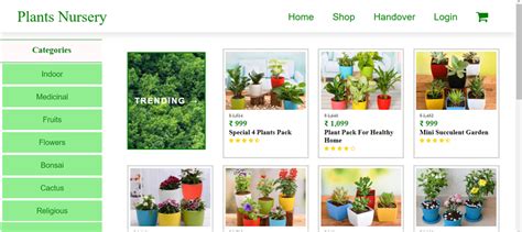 Github 1rithik1plantsnurserywebsite Plant Nursery Is A Website