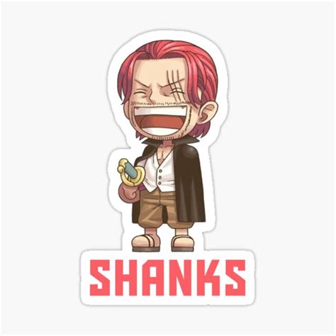 Akagami No Shanks Sticker For Sale By Okuraakemi Redbubble