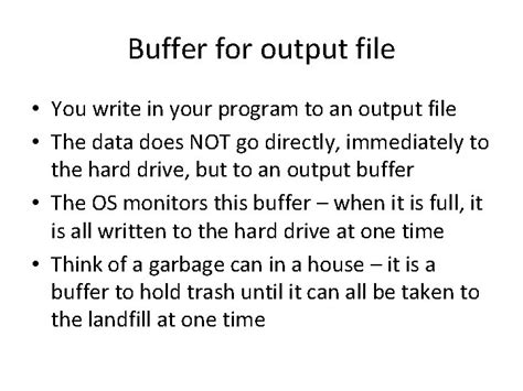 Files In Python Buffers Why A Buffer Computer