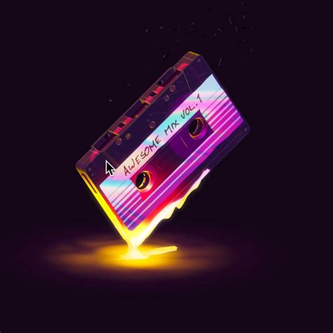 [fanart] Gotg Interactive 3d Retro Cassette Created By Alex Barashkov Using Spline R Spline3d