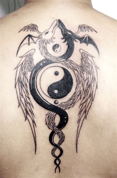 24 Insane Yin Yang Dragon Tattoos To Add Balance To Your Ink
