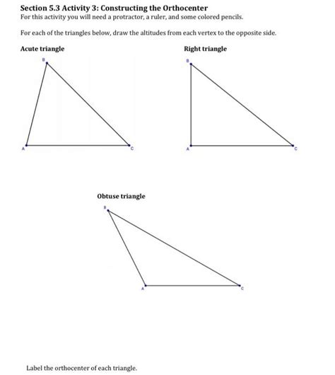 Orthocenter Of An Obtuse Triangle