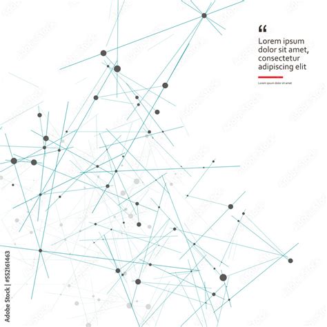 vector connections with dots and lines triangles and polygon