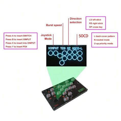 Hitbox Arcade 17key12key Fightstick Mini Hitbox Fighting Video Game Hitbox Arcade 17key12key Fightstick Mini Hitbox Fighting Video Game