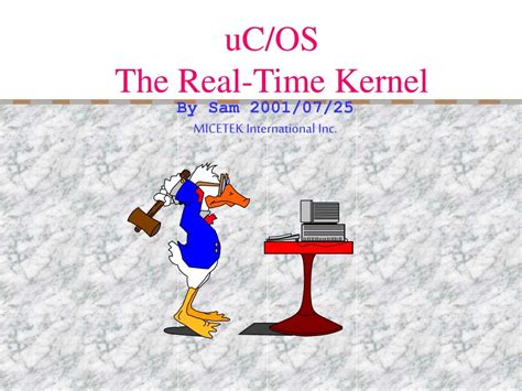 PPT Real Time Kernel Concepts And Implementation Guide PowerPoint Presentation ID