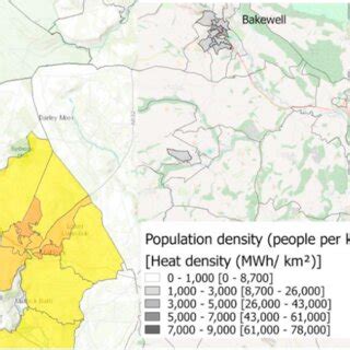 A UK CHP Development Map B Domestic Heat Users In The Case Study Area Download Scientific