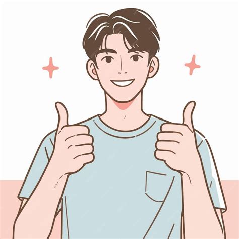 소년 터 캐릭터 프리미엄 Ai 생성 벡터