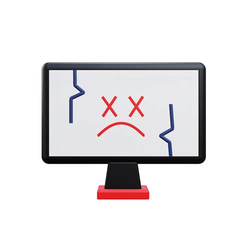 3 D Illustration Of Repair Broken Computer Icon 46952416 Png