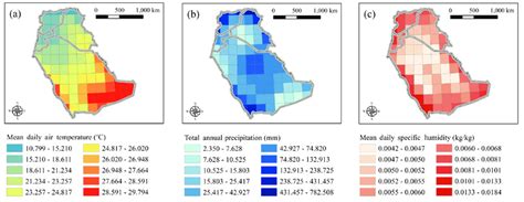 Choropleth Thematic Maps Showing The Spatial Distribution Of A The