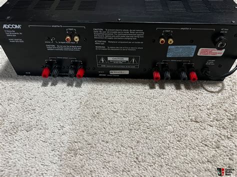 Adcom Gfa 2535 Power Amplifier Photo 5097067 Us Audio Mart