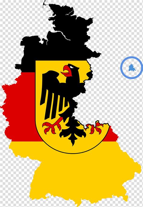 Flag West Germany East Germany Berlin Wall German Reunification