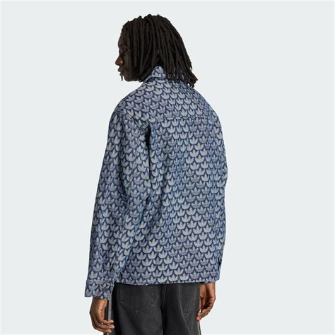 Camiseta Jeans Monograma Azul Adidas Adidas Brasil