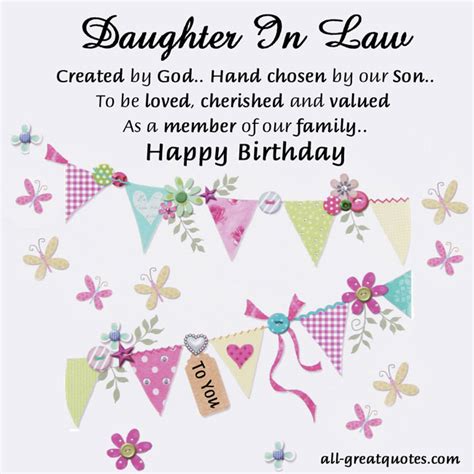 Happy Birthday Daughter In Law Quotes Quotesgram