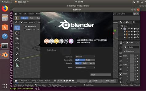How To Download And Install Blender In Ubuntu H2s Media