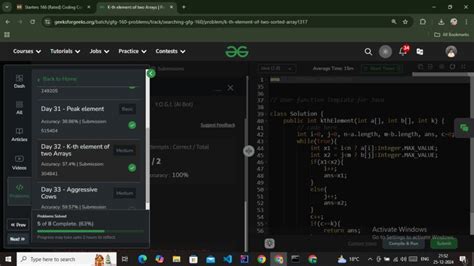 Mohd Musharraf Ansari On Linkedin Gfg160daysofcode Gfg160 Geekstreak2024 160dausofcode