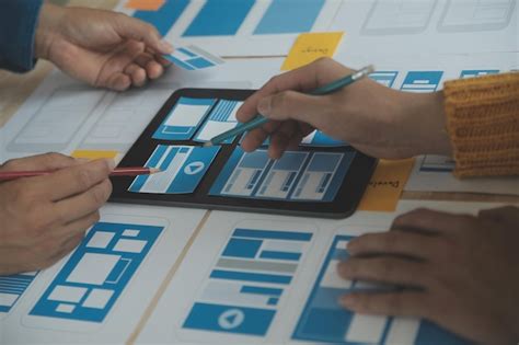 Premium Photo Ux Graphic Designer Creative Sketch Planning