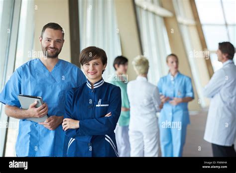 Group Of Medical Staff At Hospital Doctors Team Standing Together