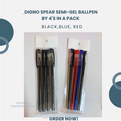 Digno Spear Semi Gel Ballpen By 4s Shopee Philippines