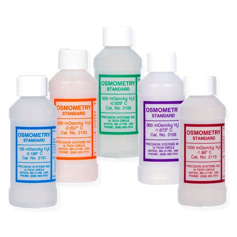 Osmometer Calibration Standards Gm Merc Biotech