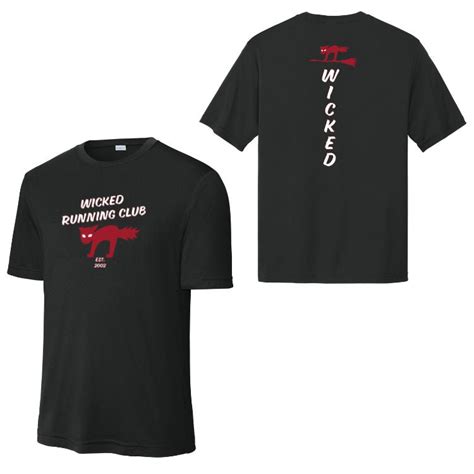 Wicked Running Club Mens Performance Tee St350 The Run House