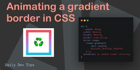 Animating A Gradient Border In Css Rdevto
