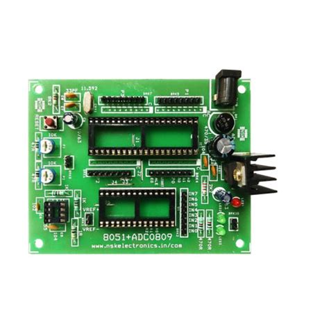 8051 Adc 0809 Project Board
